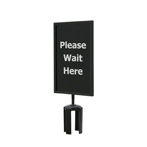 HMC Display: Queue Way Sign 7" x 11"